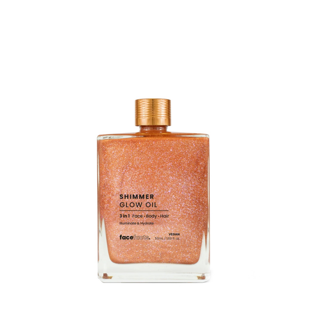 FACEFACTS Huile corporelle scintillante Shimmer Glow – Nubian Beauty