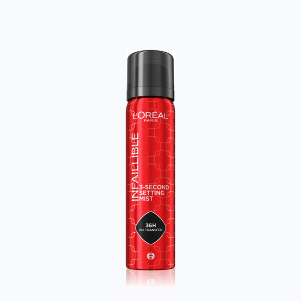 L'OREAL Spray fixateur de maquillage Infaillible 3 seconds – Nubian Beauty