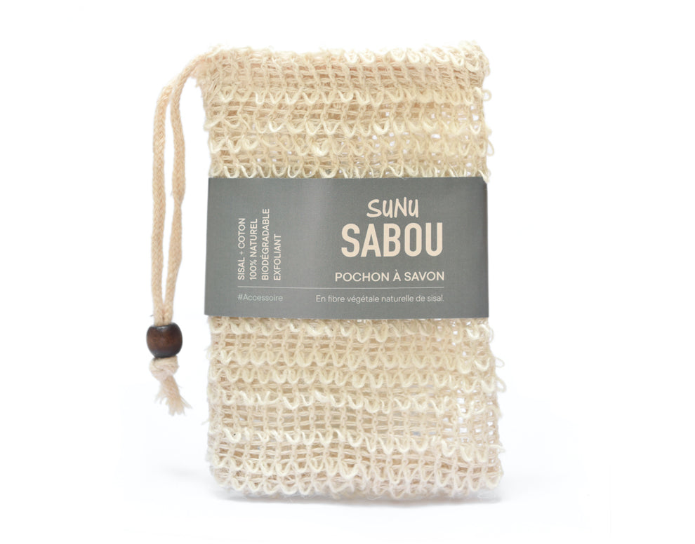 SUNU SABOU Pochon de savon en Sisal – Nubian Beauty