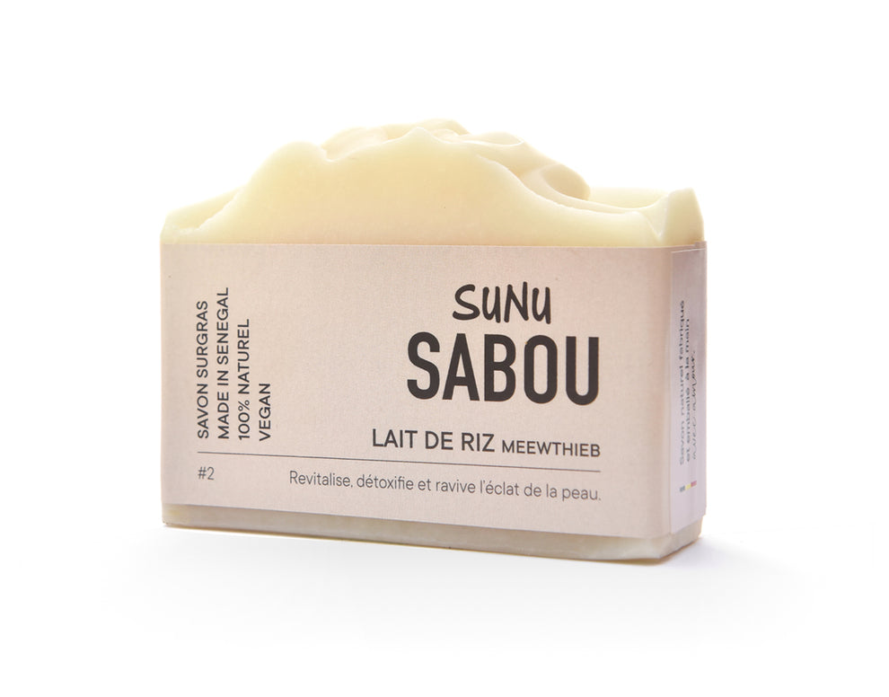SUNU SABOU Savon au Lait de riz- Dakar - SENEGAL – Nubian Beauty