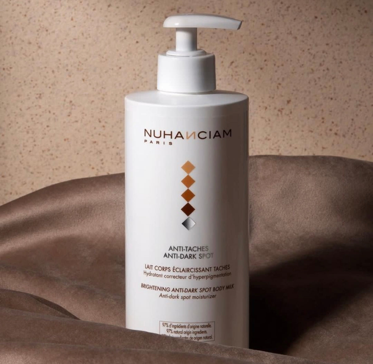 NUHANCIAM Lait éclaircissant anti-tâches hydratant – Nubian Beauty